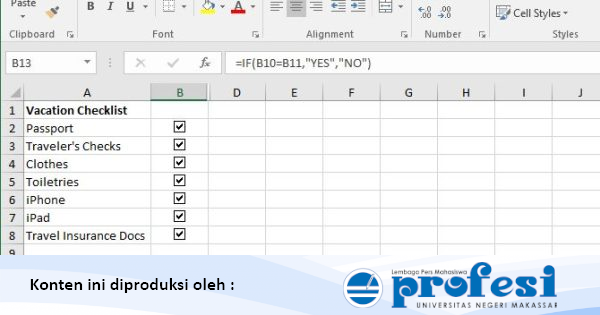 Tips Memahami Rumus-Rumus Dasar Excel - Profesi Online