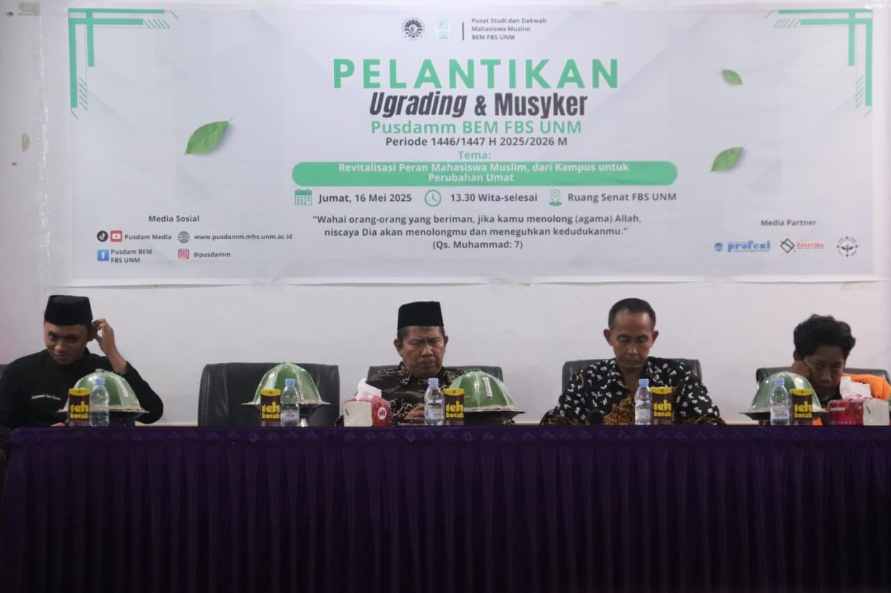 Rangkaian Momen Pelantikan Pusdamm BEM FBS UNM - Profesi Online